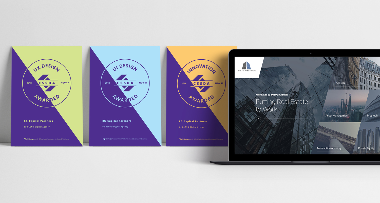 Three CSS Design Awards for our Website - 8GCP Three CSS Design Awards for our Website - 8GCP